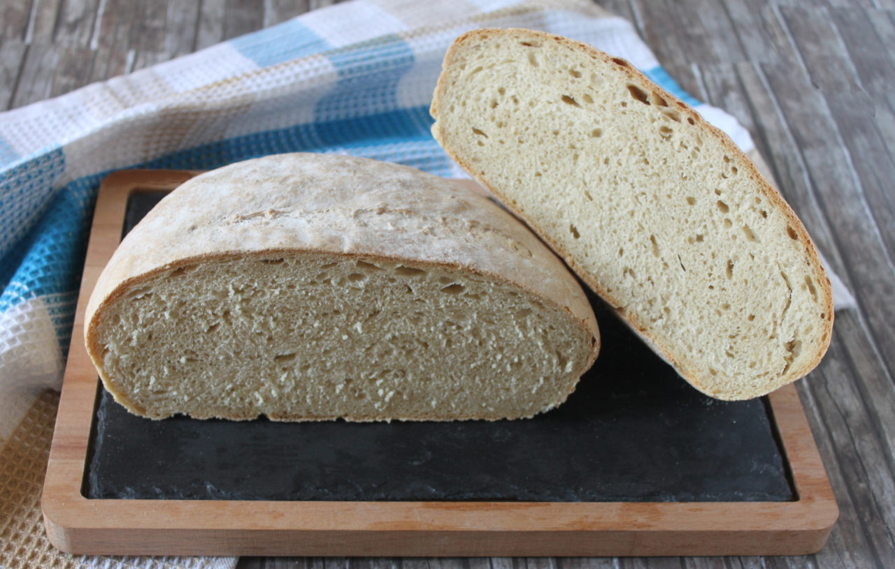 Homemade Country Bread - Sugar and Salt